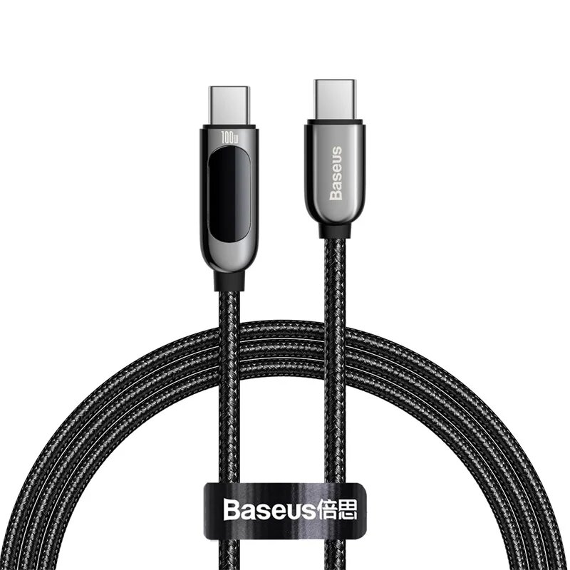 Baseus USB-C кабель 2m, 100W, для iPhone/MacBook/Xiaomi