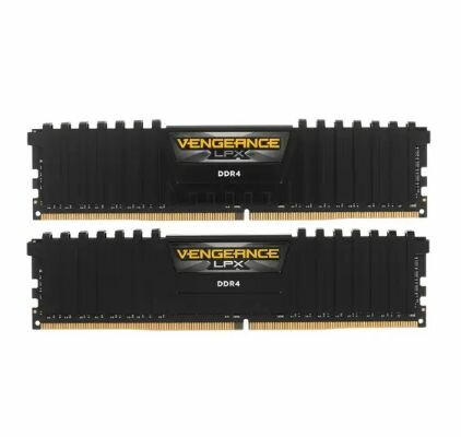 Оперативная память Corsair Vengeance LPX (CMK32GX4M2D3600C18) DIMM DDR4 32 ГБ - 2 шт, 3600 МГц