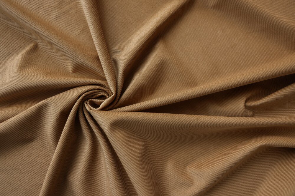 Ткань вельвет бежевый (кэмел), ширина 1.56 м