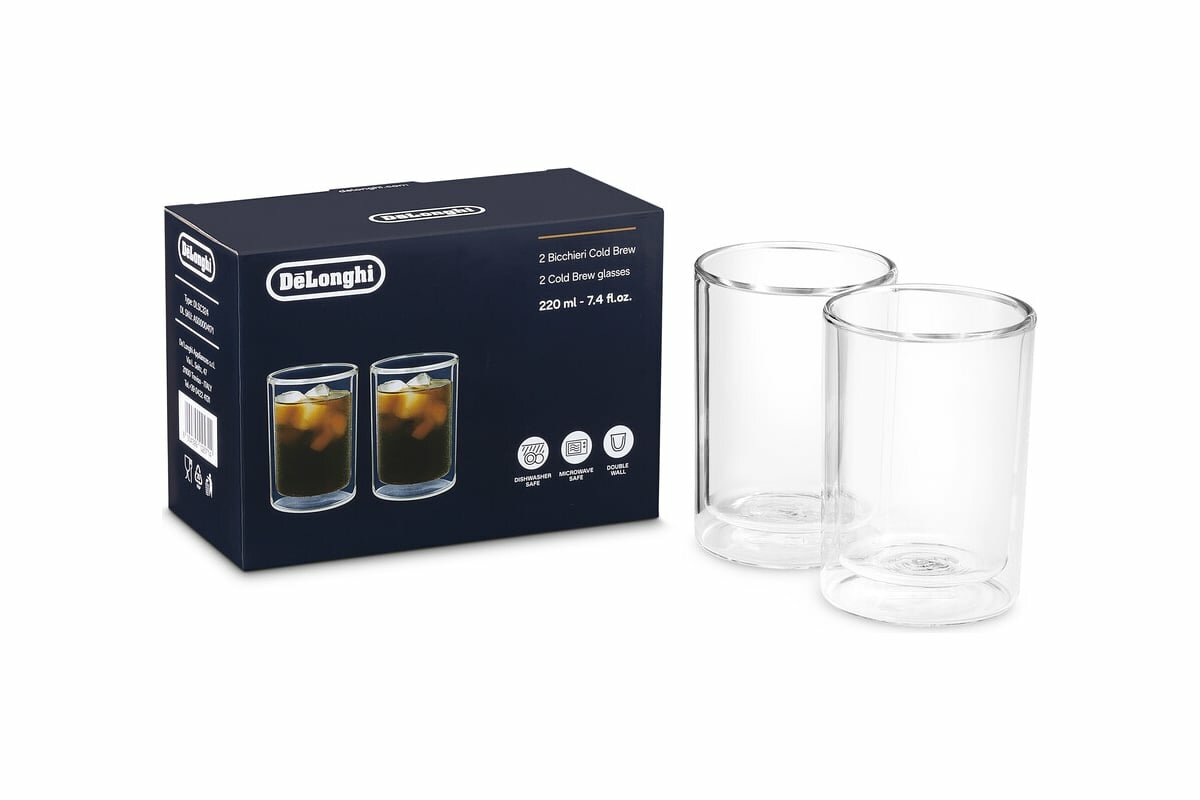 DeLonghi DLSC324 Cold Brew SMALL набор чашек 2 шт для холодного заваривания кофе