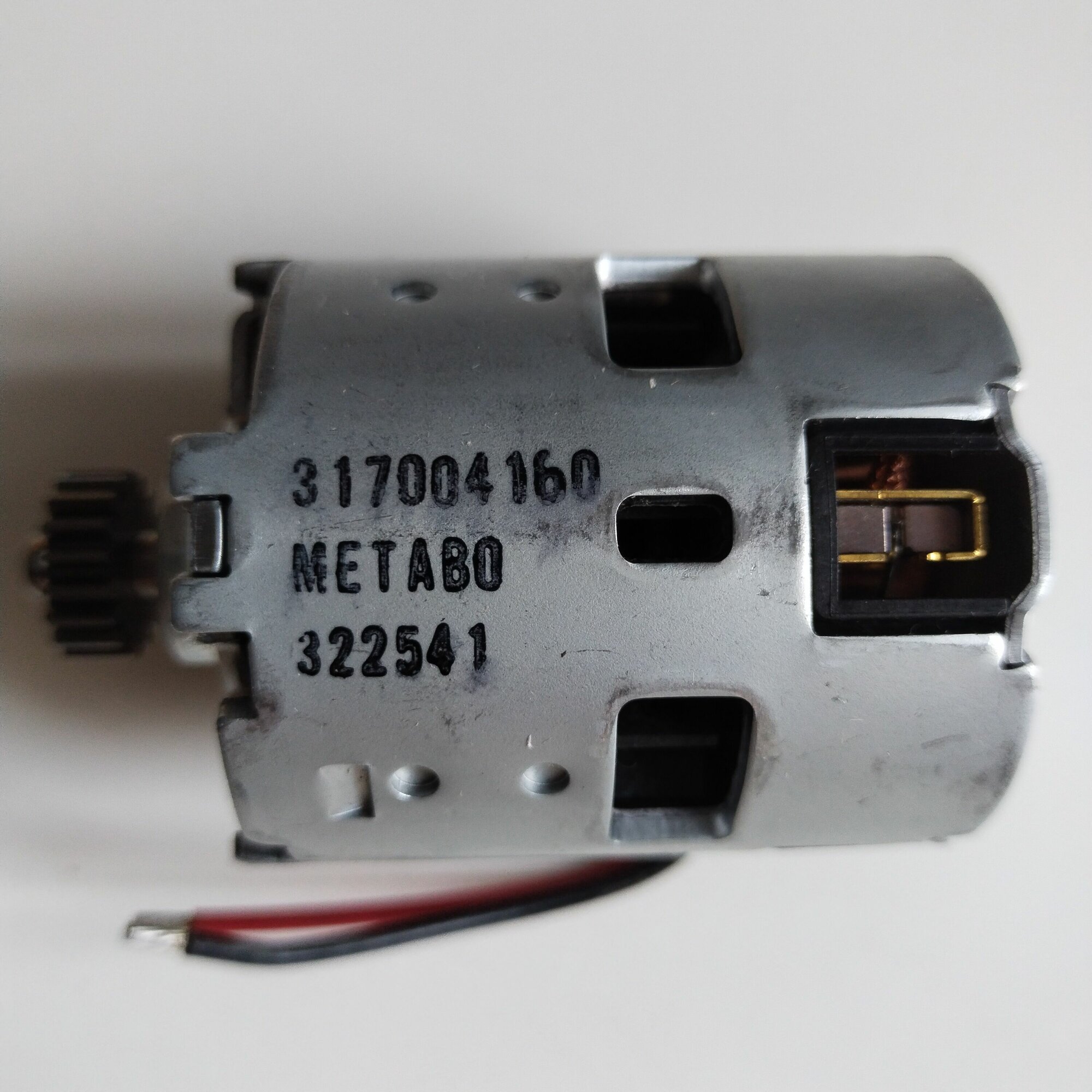 Мотор для дрели-шуруповерт Metabo 317004160, для Metabo BS 18 LT, металл, серый