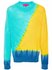 Джемпер The Elder Statesman Gradient Tranquility, размер L, blue