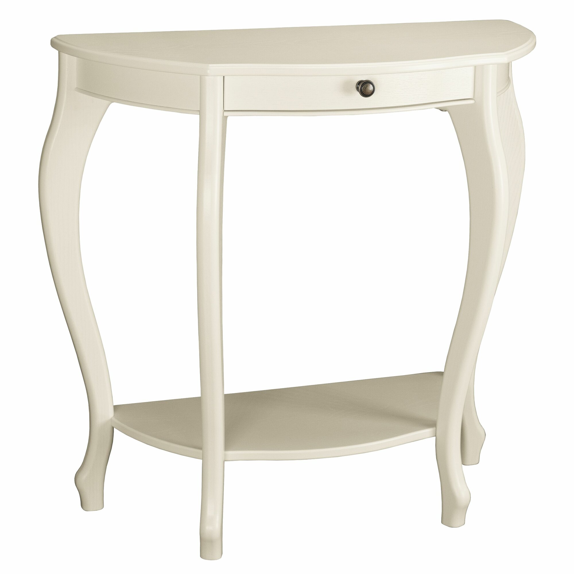 Консоль Элегант, МДФ, дуб шампань, 82х76х37 см, 1 ящик, 1 полка.