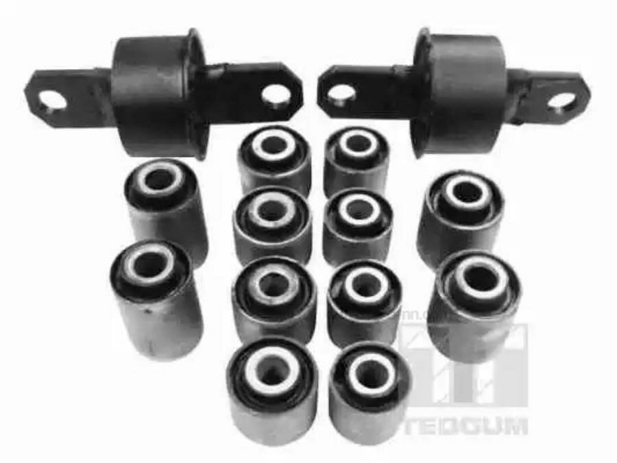 TEDGUM 00226297 Комплект сайлентблоков подвески задней оси 14 шт FORD: FOCUS 98-07, KUGA 08-12, C-MAX 03-10, MAZDA : 5 05-10, 3 03-09, VOLVO: S40/V50 04-12, C70 II 06-13