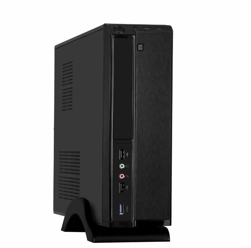 Компьютерный корпус EXEGATE MI-207U-400W-8 (EX288782RUS) черный - Desktop, Micro-ATX, 3.5 мм jack (микрофон/аудио), USB 2.0 Type-A, USB 3.2 Gen 1 Type-A