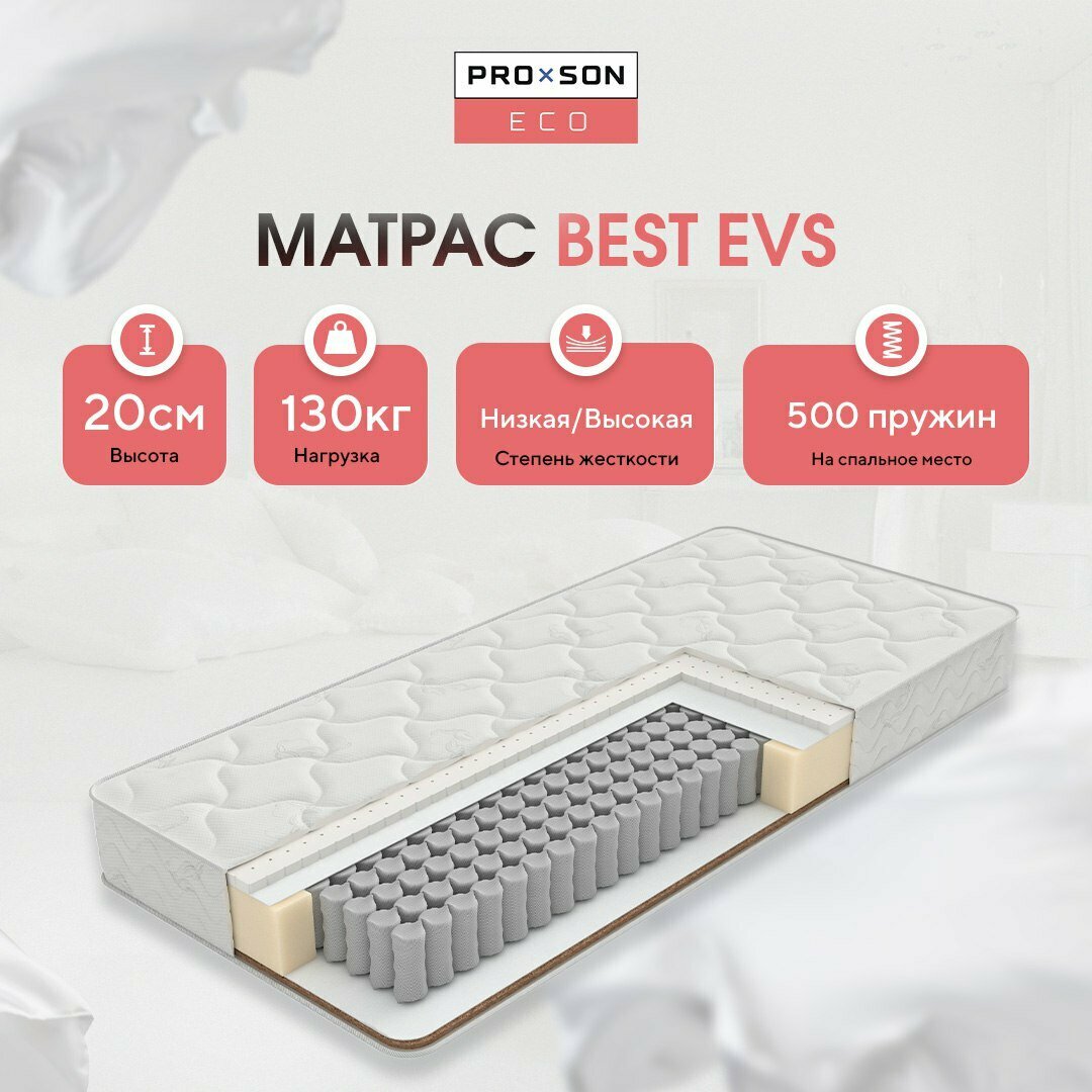 PROxSON Матрас Best EVS (Ткань Трикотаж Эко) 80x200