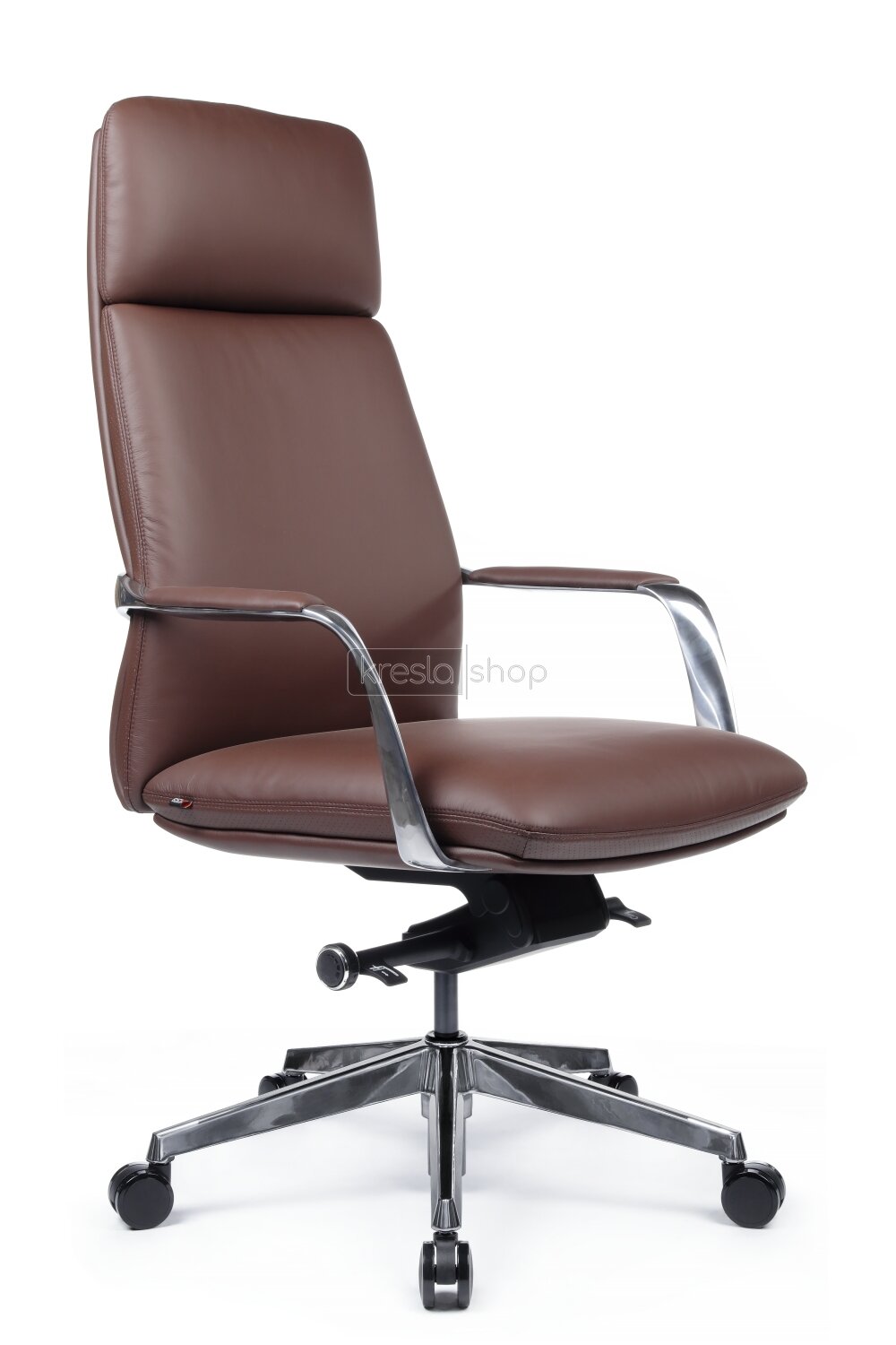 Кресло для руководителя Riva Design Пабло / Pablo A2216-1 коричневая кожа