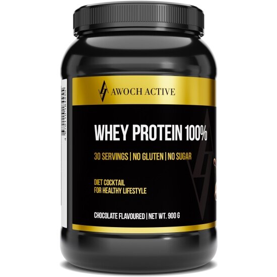 Протеин Awochactive WHEY PROTEIN 100% Шоколад 900 г