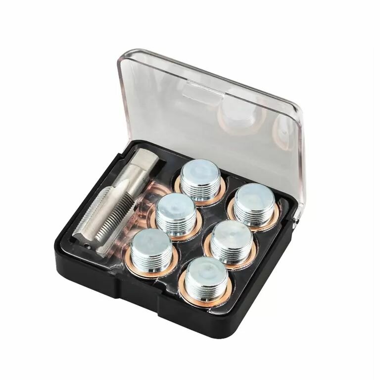 Набор для восстановления резьбы отверстия масляного поддона (картера) М22х1,5 Licota ATA-7600E