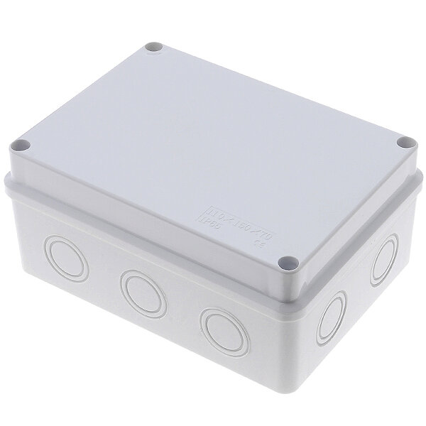 Коробка Q3 150х110х70 распаечная без сальников 150х110х70мм IP65 серая (2 шт. в комплекте)