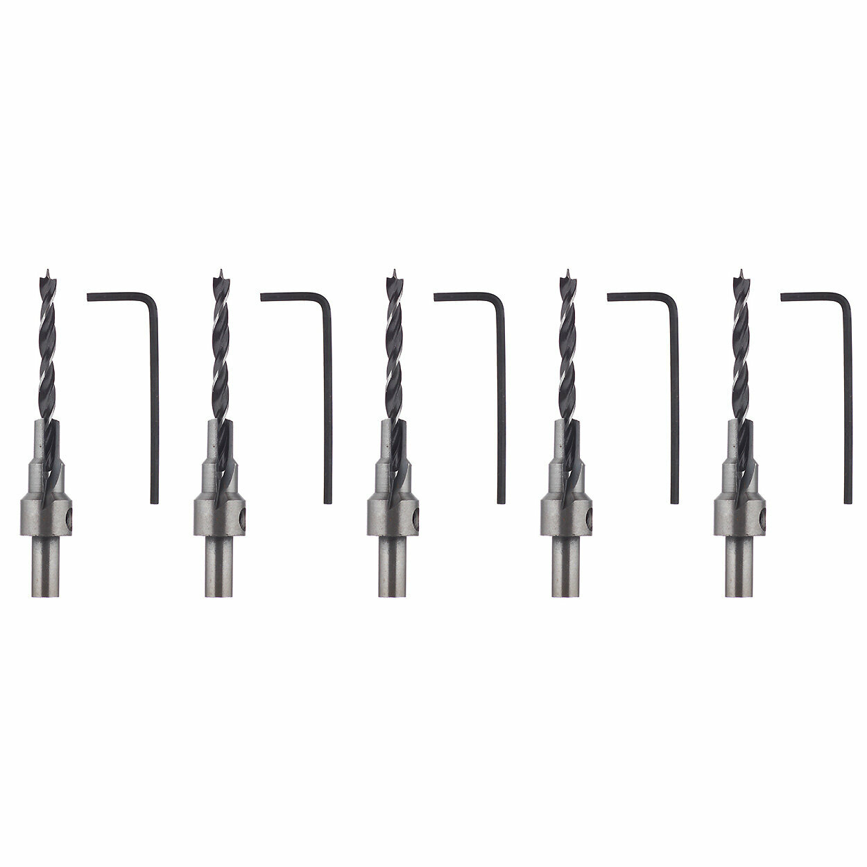 Сверло по дереву Практика (774-948) 5х50 мм конфирмат для мебельной стяжки 7х50 мм (5 шт.)