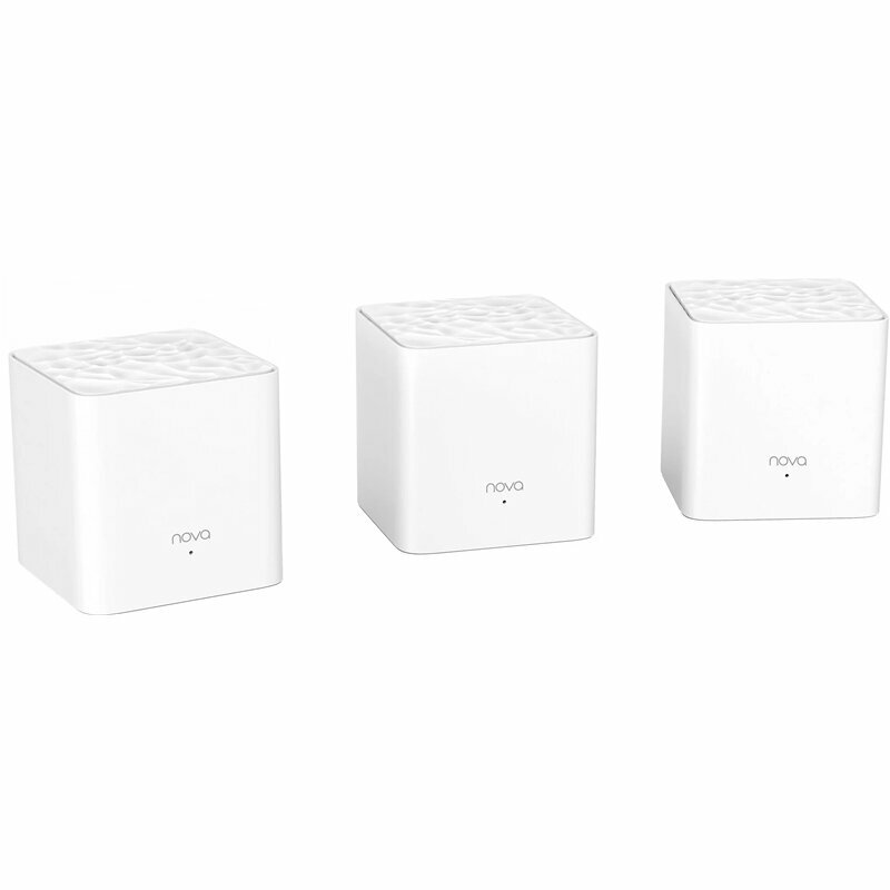 Двухдиапазонная Wi-Fi Mesh система Tenda nova MW3 (3 роутера) АС1200 , 2 порта fast ethernet RJ45
