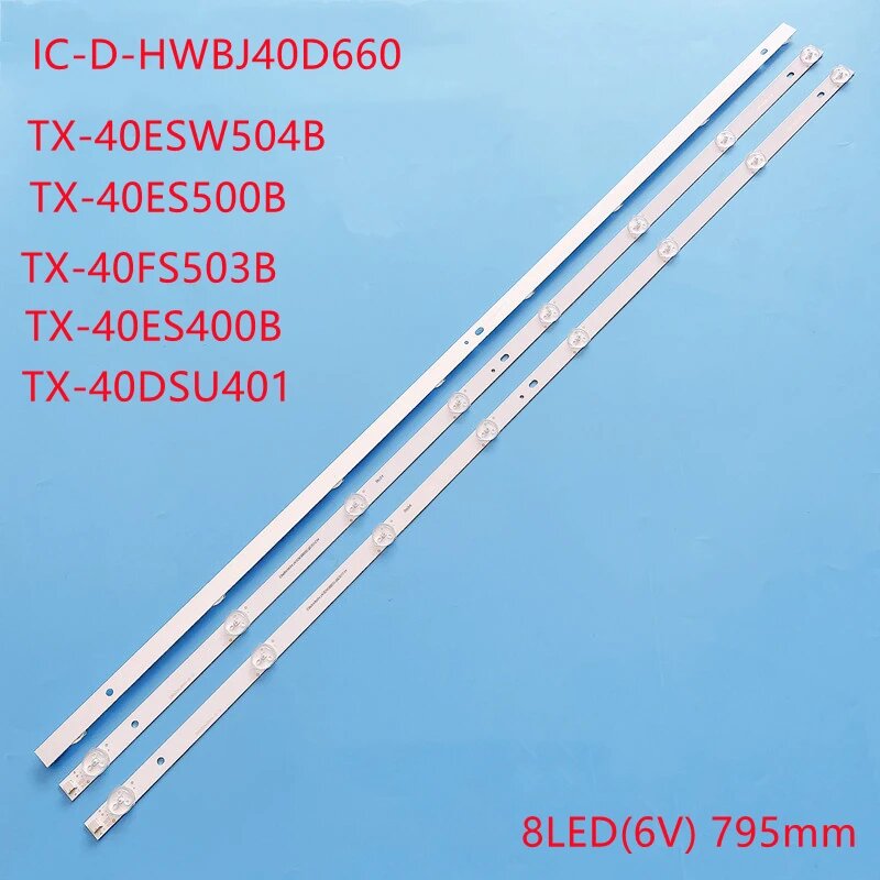 Светодиодная лента JIAMEN 3pcs для 40" экрана