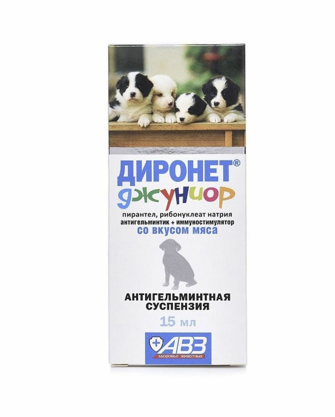 Диронет джуниор суспензия для щенков и котят, антигельминтик