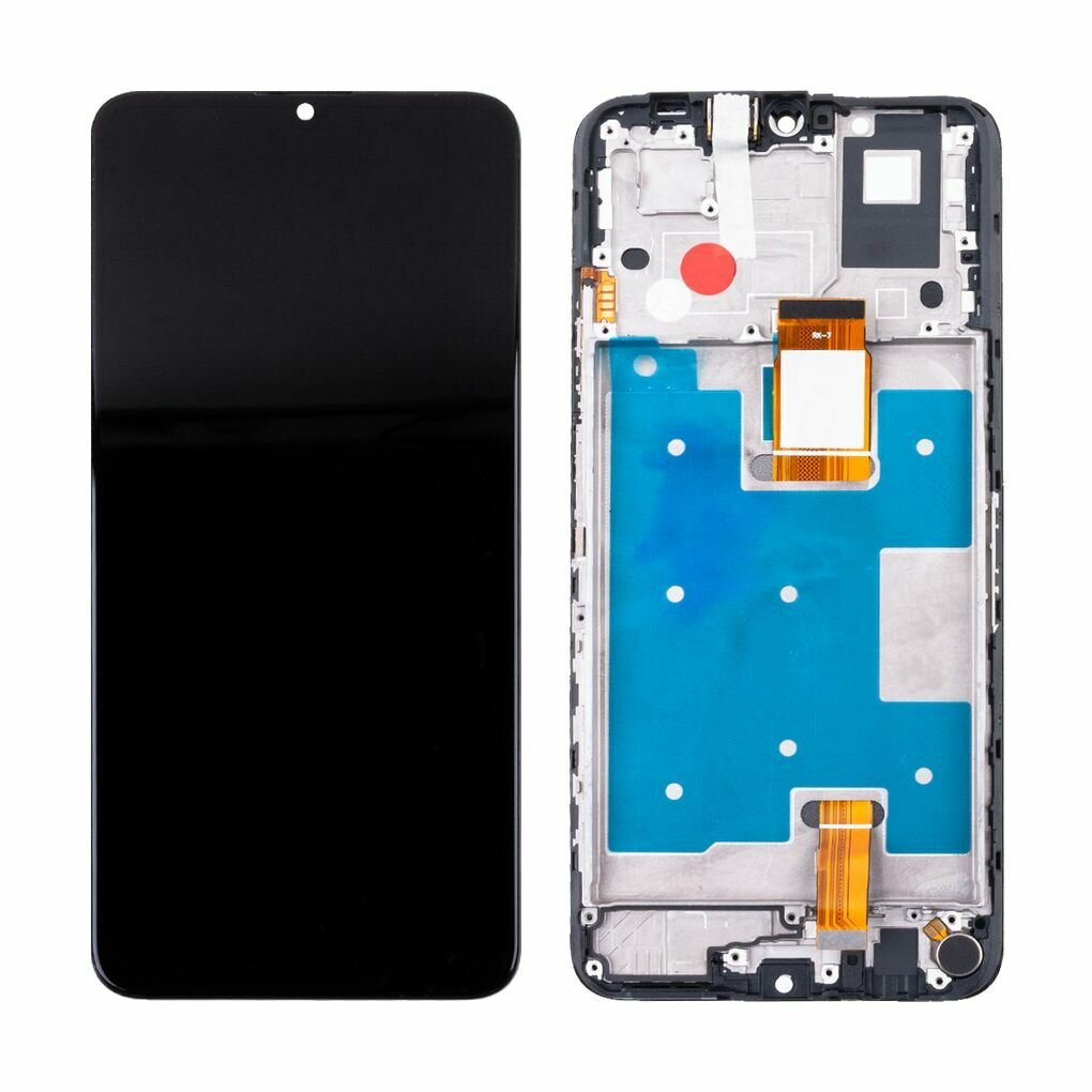 Дисплей для Huawei Honor X7a/X7a Plus модуль с рамкой Черный - OR