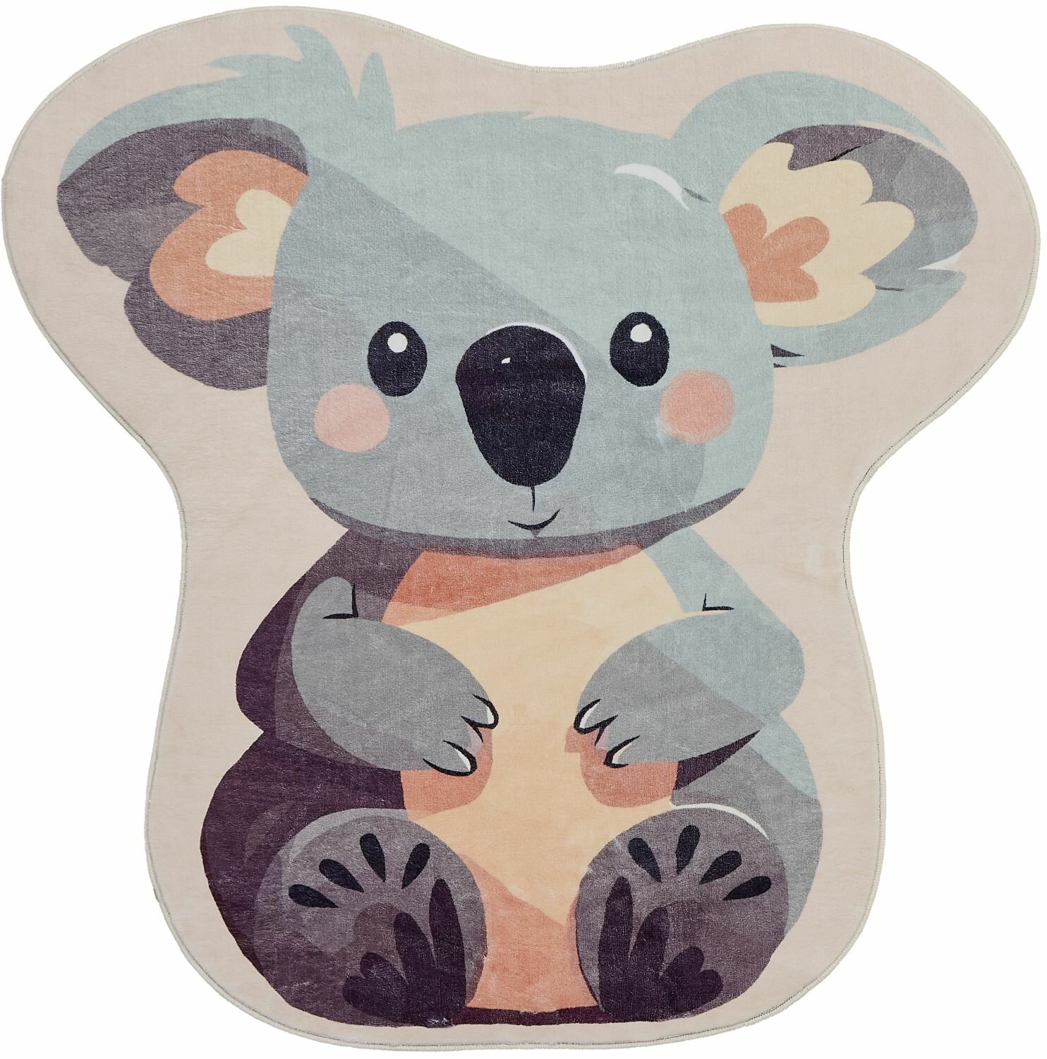Коврик детский прикроватный Kindora VA-17 "Милашка коала" 100x100см