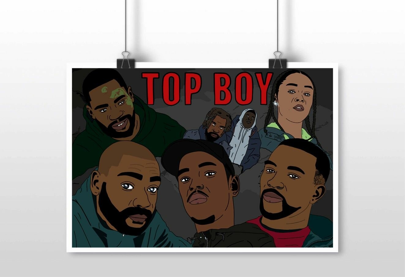 Плакат Mewni-Shop А3 принт "Главарь, Top Boy" - 0010