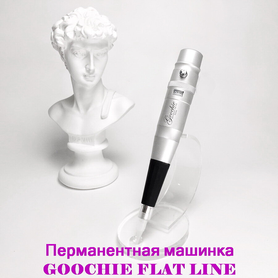 Машинка Goochie 2010 для перманентного макияжа серебристая
