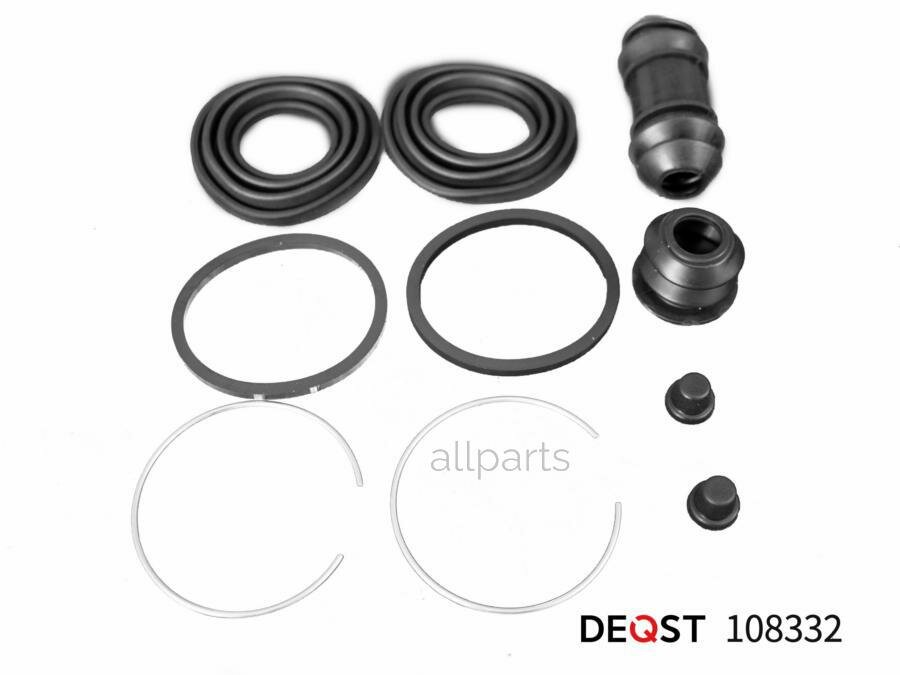 DEQST 108332 Ремкомплект тормозного суппорта переднего (для поршня O 45 mm суппорт Akebono). Применяемость: TOYO