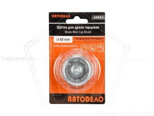 Щетка зачистная для дрели торцевая d-40мм. автоdело (44041)