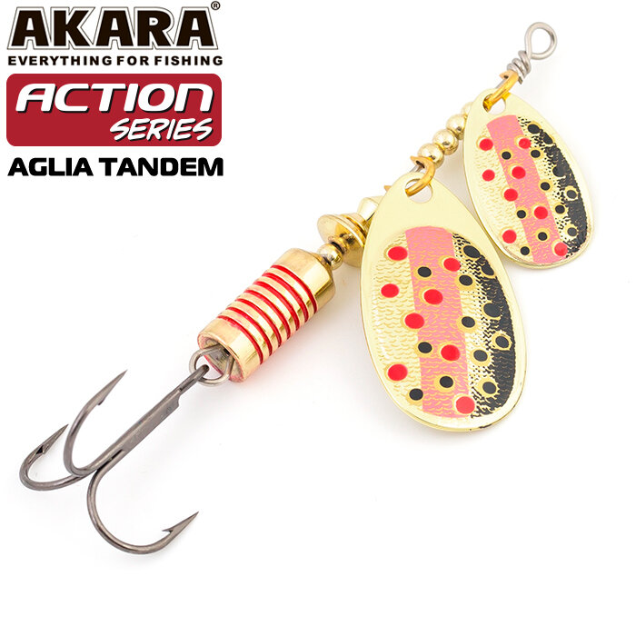 Блесна вращ. Akara Action Series Aglia Tandem 2/4 11 гр. 2/5 oz. A23