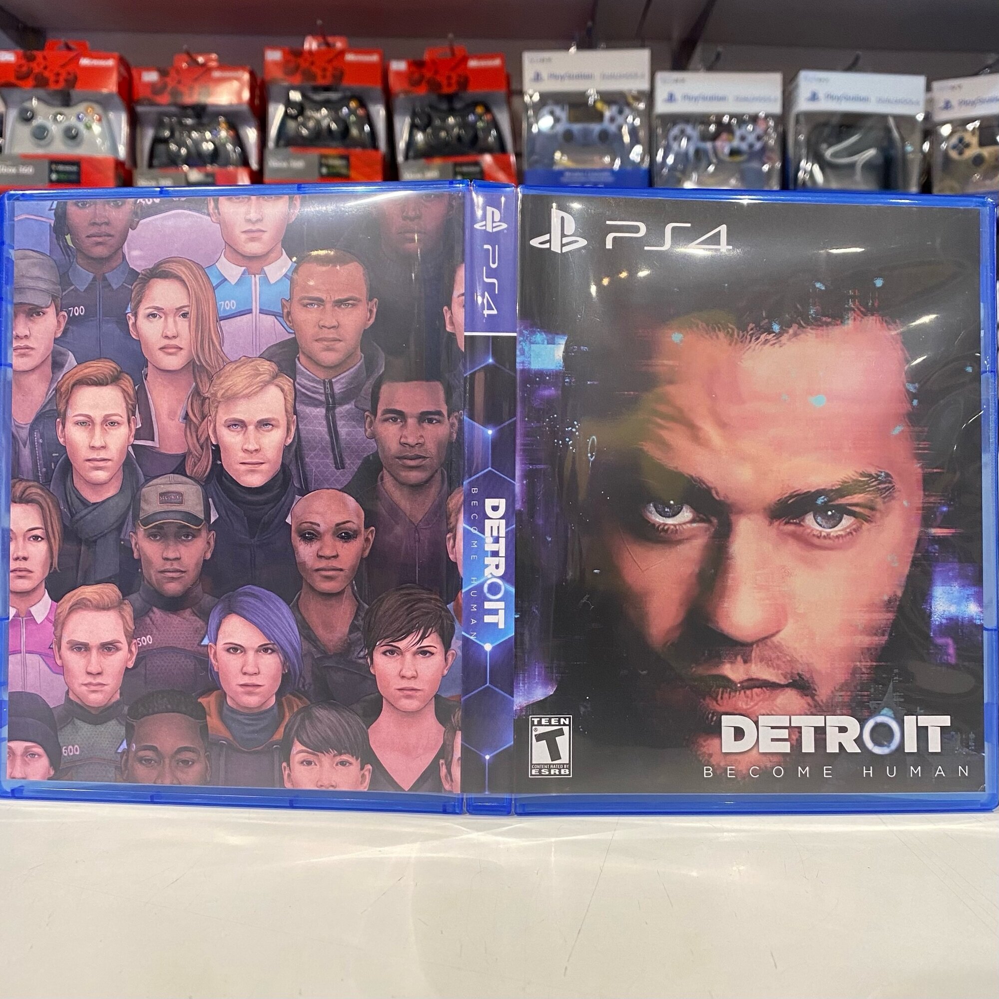 Игра Detroit: Become Human PS4 - Кастомная обложка для диска №21