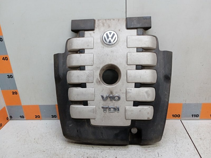 Б/У 4.9 TDI, Фольксваген Туарег Крышка двигателя декоративная Volkswagen Touareg 2004 264917 VAG арт. 07Z103925M