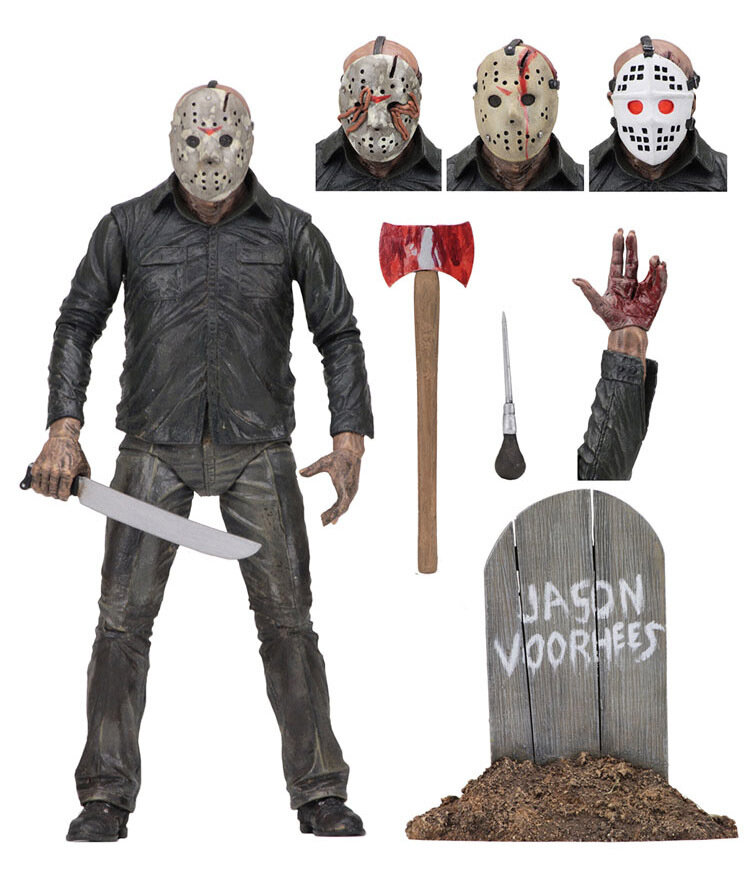 NECA Черная пятница, часть 3, 3D-версия, модель фигурки Джейсона Deluxe Edition