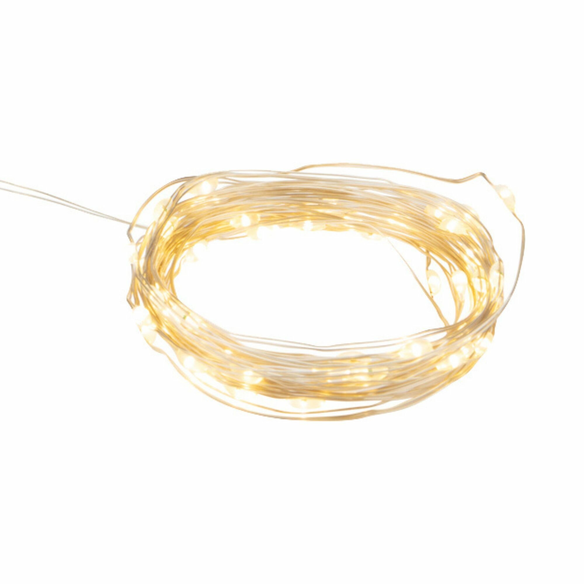 Гирлянда светодиодная Neon-Night Роса 315-976 LED, Роса, тёплый белый,100 лампочек, 10 м