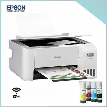 Epson МФУ Струйное L3256, белый, бежевый
