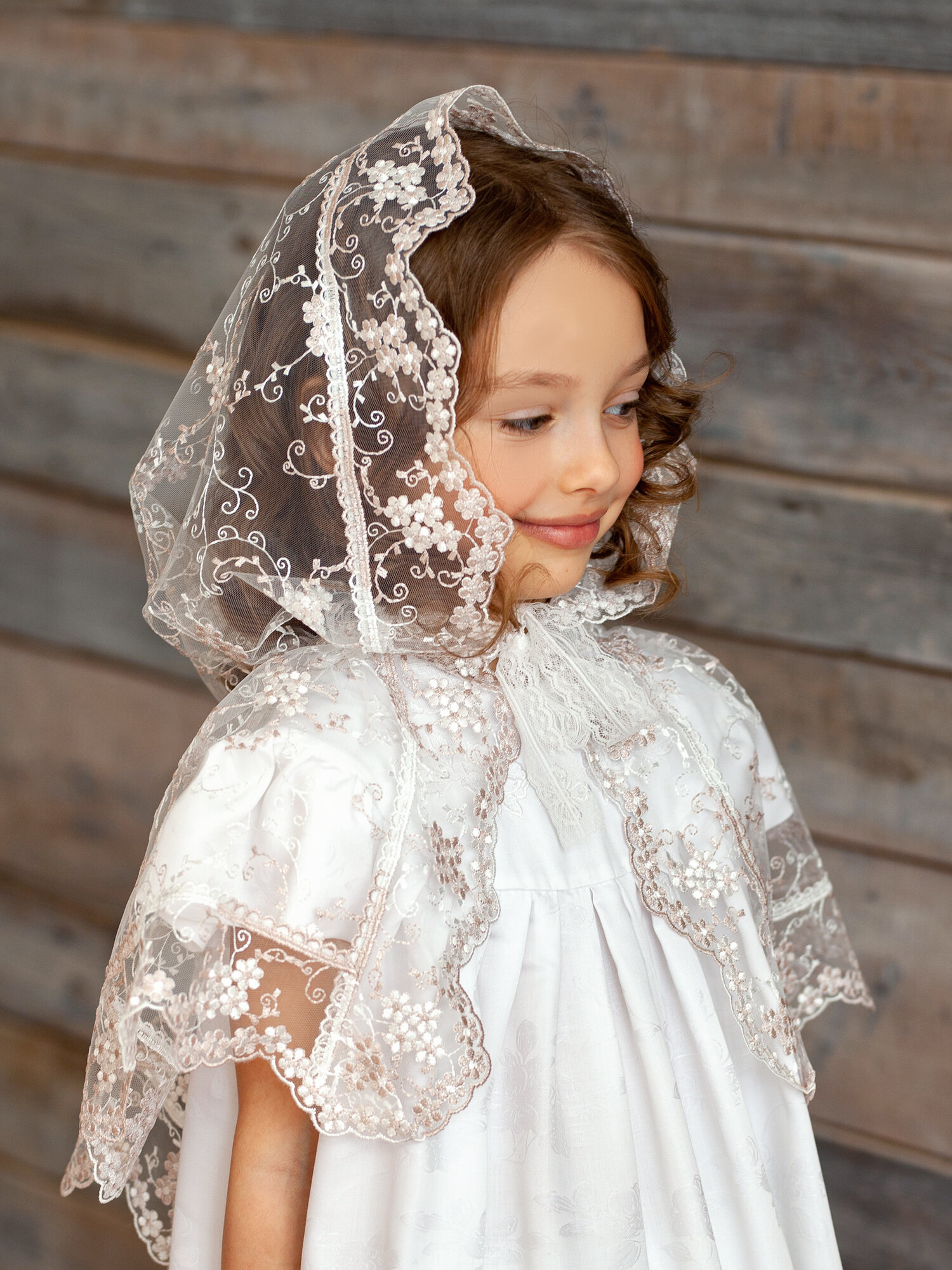 Платок-капюшон для девочек