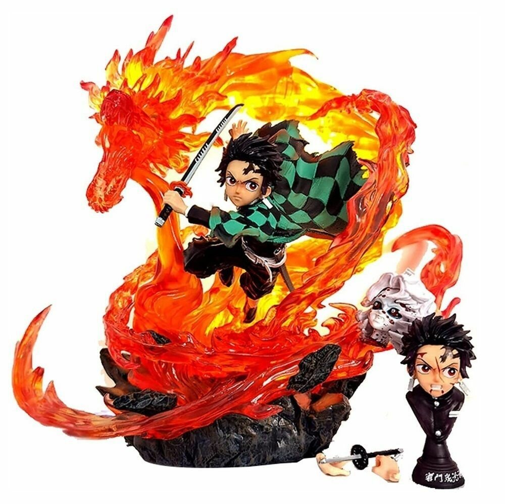 Фигурка Аниме Танджиро Камадо Demon Slayer Клинок, рассекающий демонов 30cm