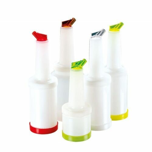 Дозатор, емкость 2 л, с лейкой барная для сока, молочных коктейлей, напитков. Поликарбонат