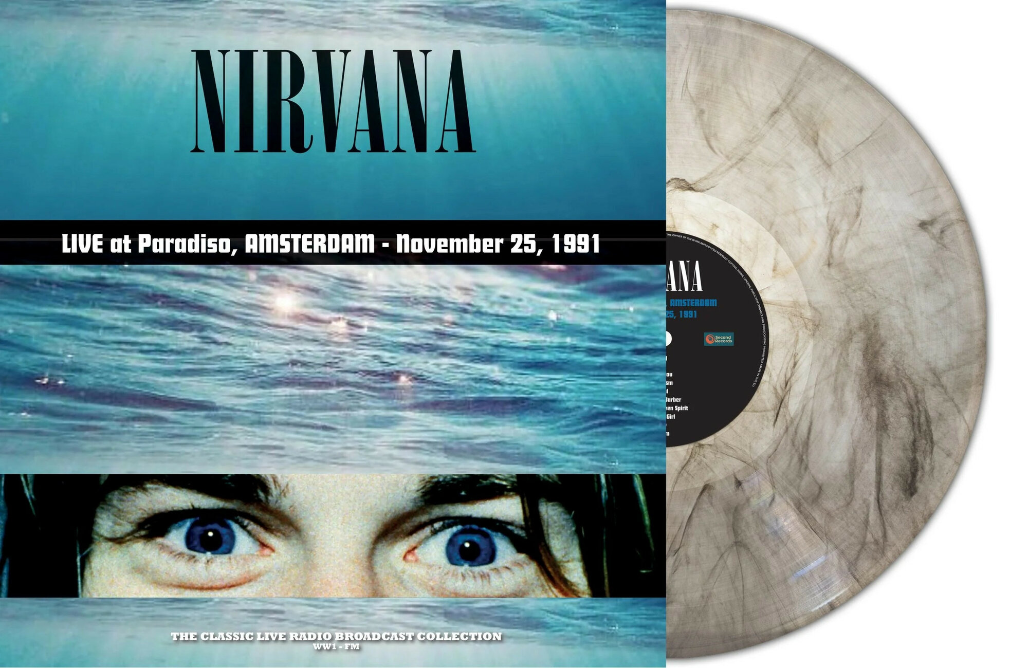 Nirvana – Live At Paradiso, Amsterdam 1991. Grey Marble Vinyl (LP)