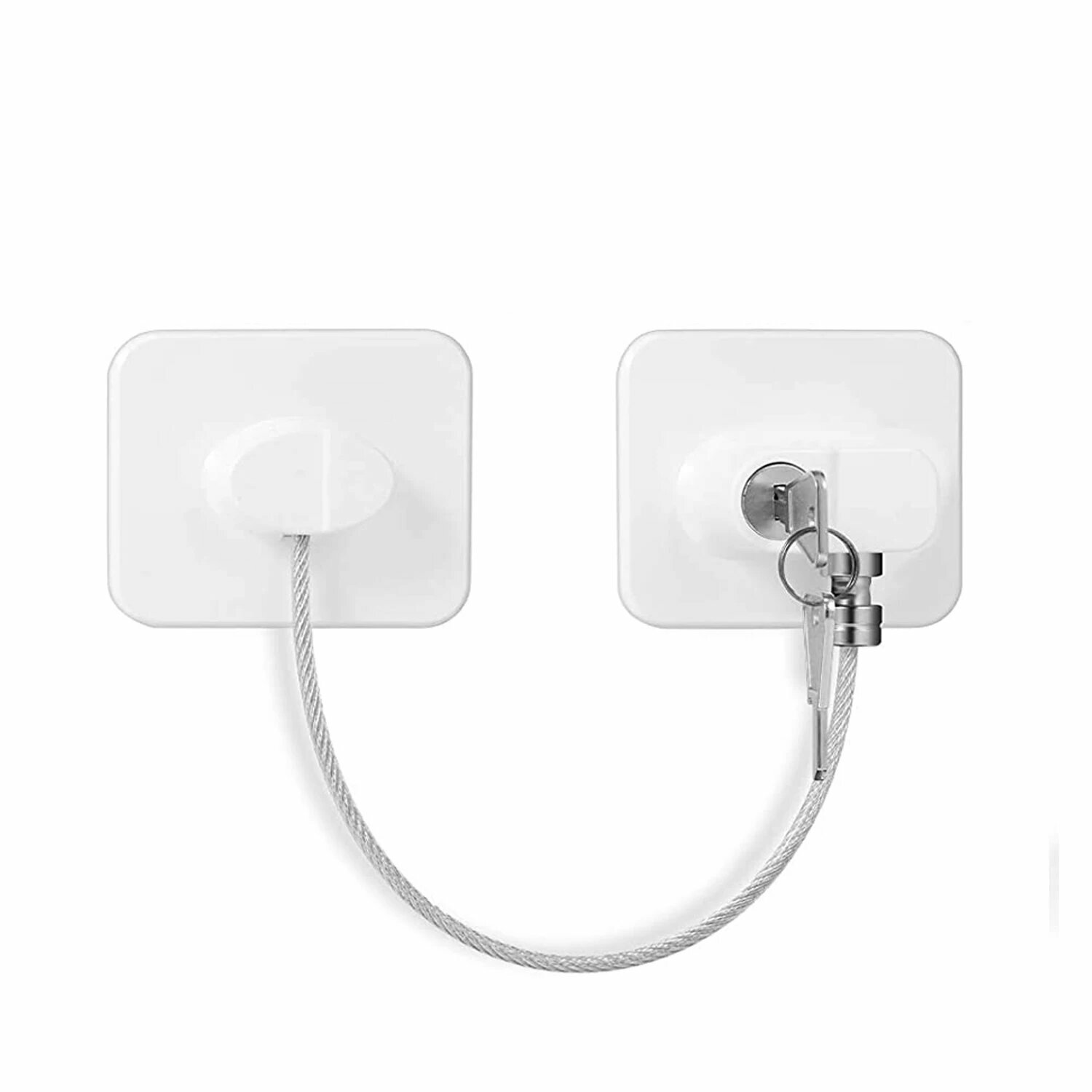 Замок безопасности для холодильника Baby Safety Lock Белый, white Key Lock