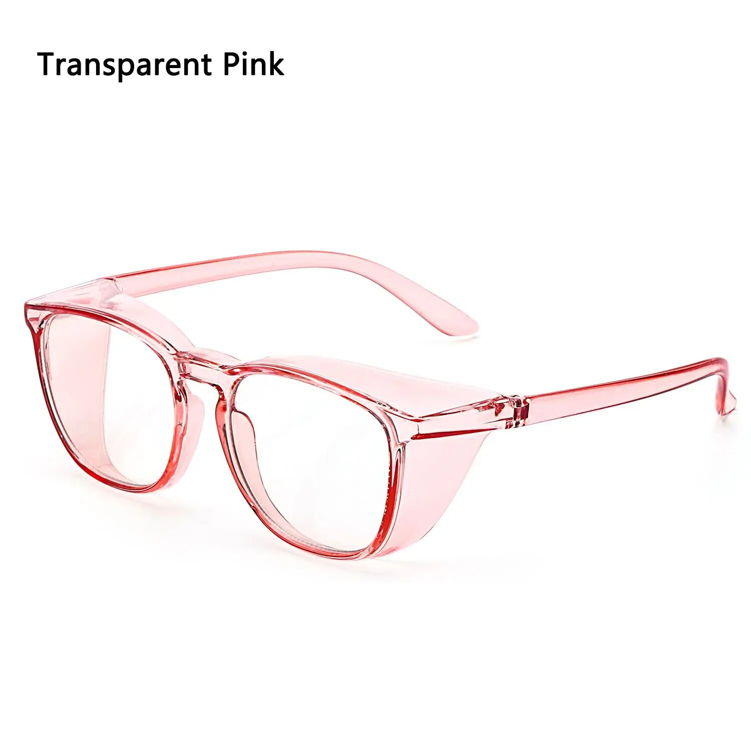 Защитные очки TR90 прозрачные Розовый, Transparent Pink