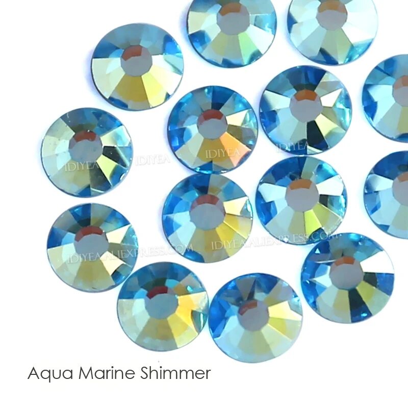 Стразы SS20 Aqua Marine Shimmer 1440шт