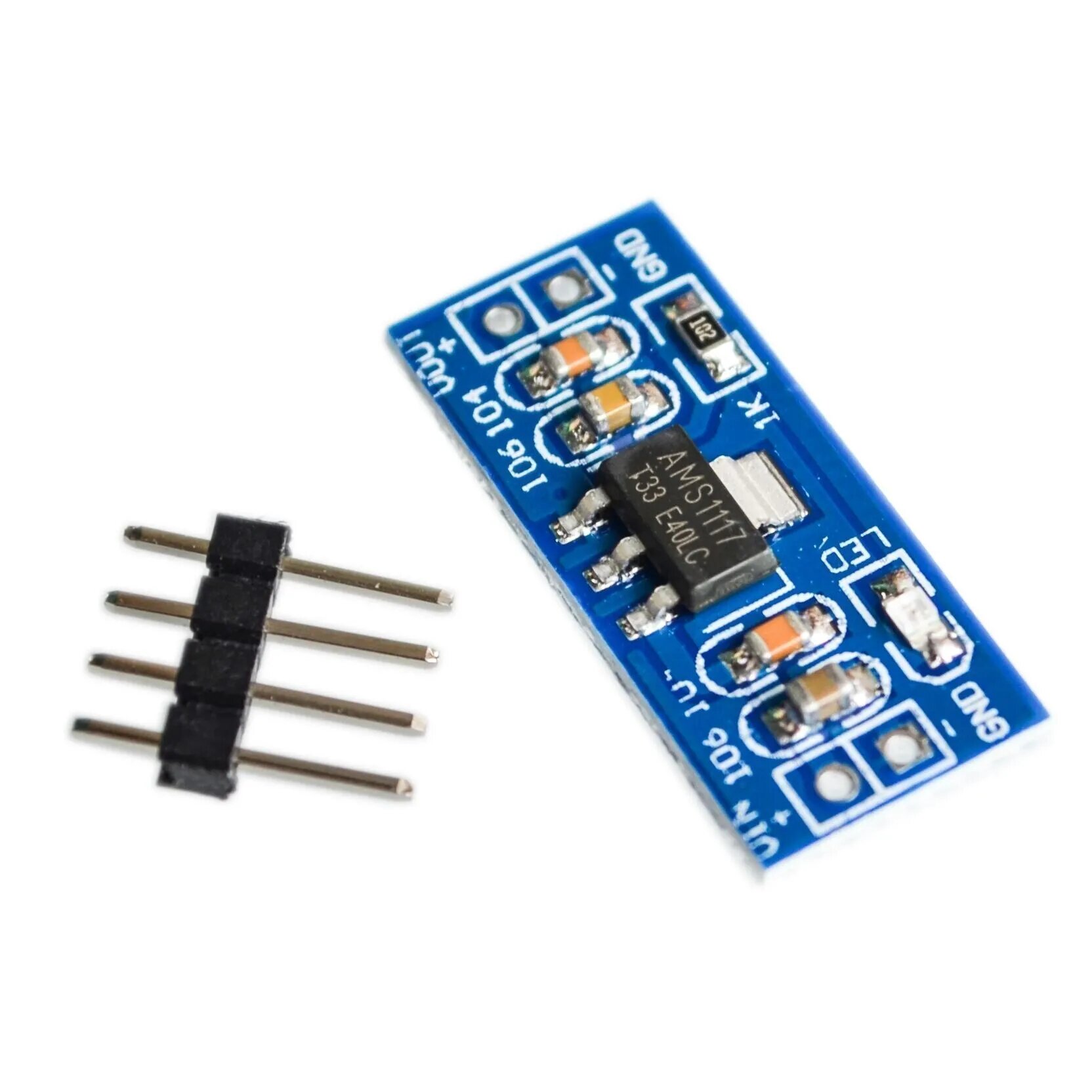 AMS1117 LM1117 понижающий преобразователь 4.5-7В до 3.3В для Arduino 10PCS, 5V