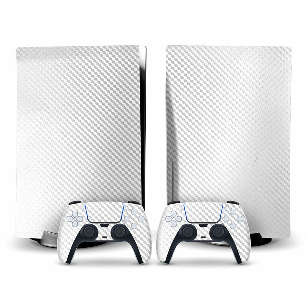 Наклейки из углеродного волокна для консоли Sony PS5 Digital Console