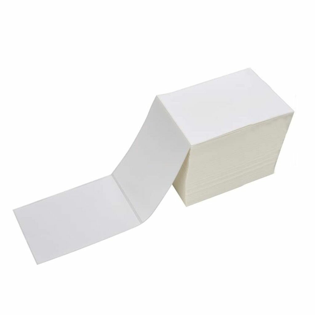 Рулон термобумаги 350/500 листов для этикеток 3.9x5.9'