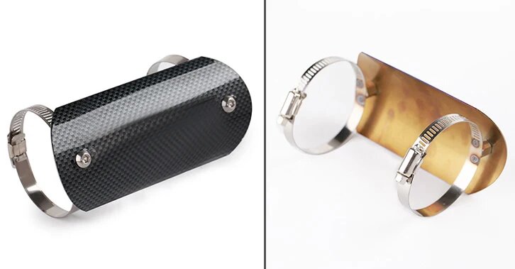 Защитная накладка на глушитель мотоцикла TMAX530 CB400 из углеродного волокна