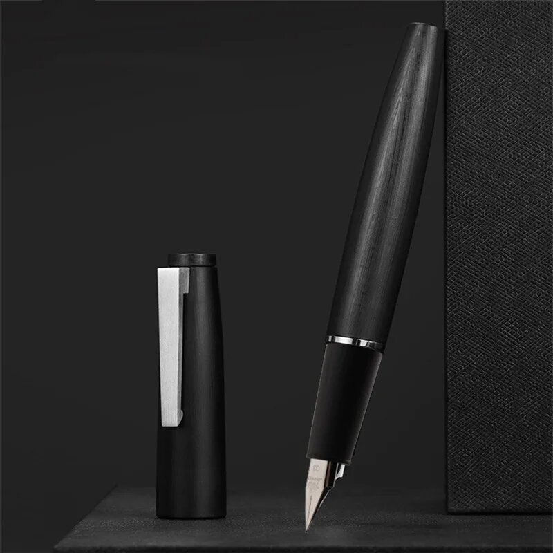 Jinhao 80 черная перьевая ручка EF 0,30 мм Черный, 0.3 Nib