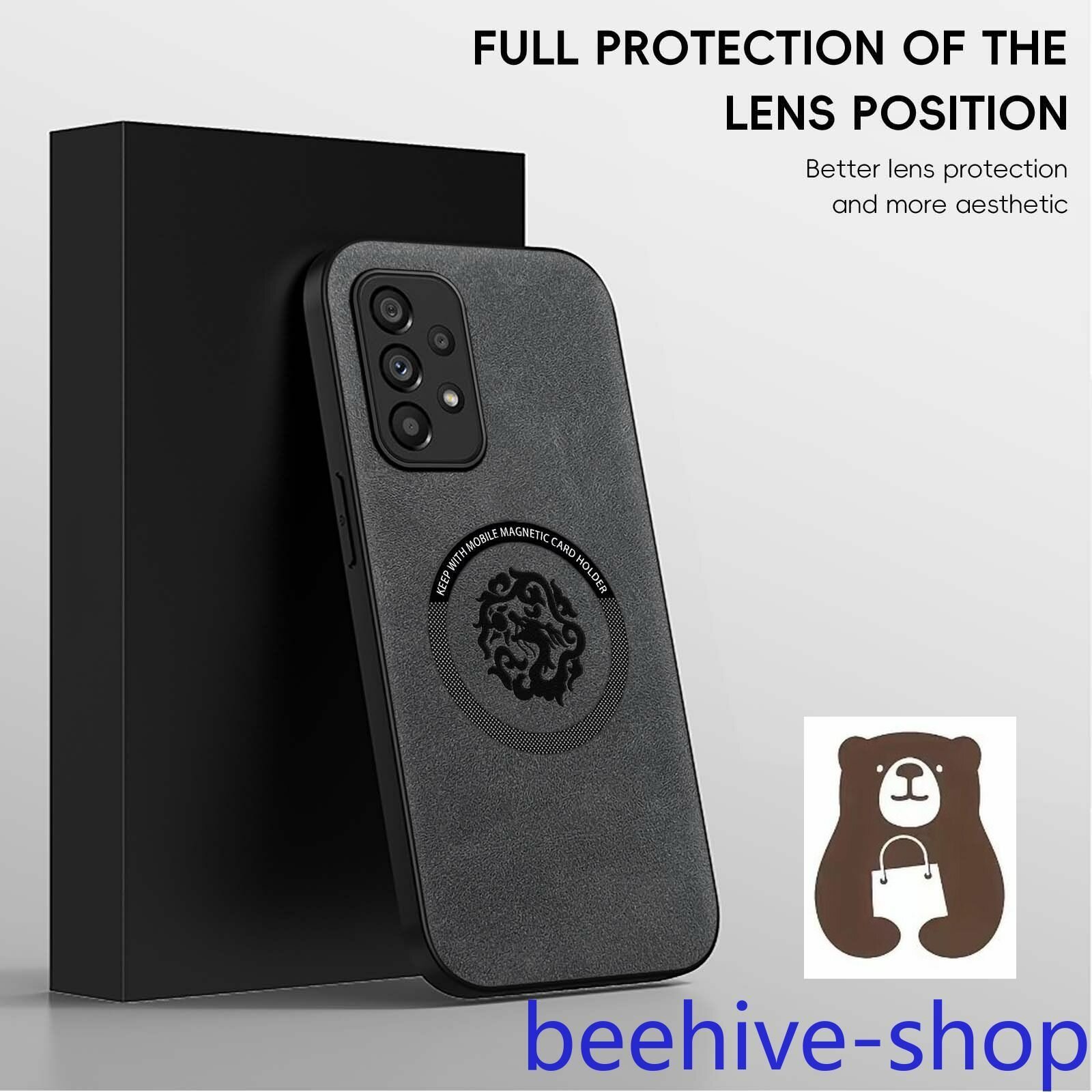 Чехол на Samsung Galaxy A13 5G, A04S /(Самсунг Галакси А13, А04с) / Высококачественная кожа / Беспроводная зарядка