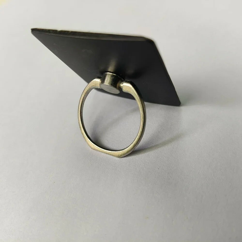 Держатель для кольца на палец смартфона для мобильного телефона, детали для смартфона, кольцо для сотового смартфона, прозрачная подставка для зажима Black