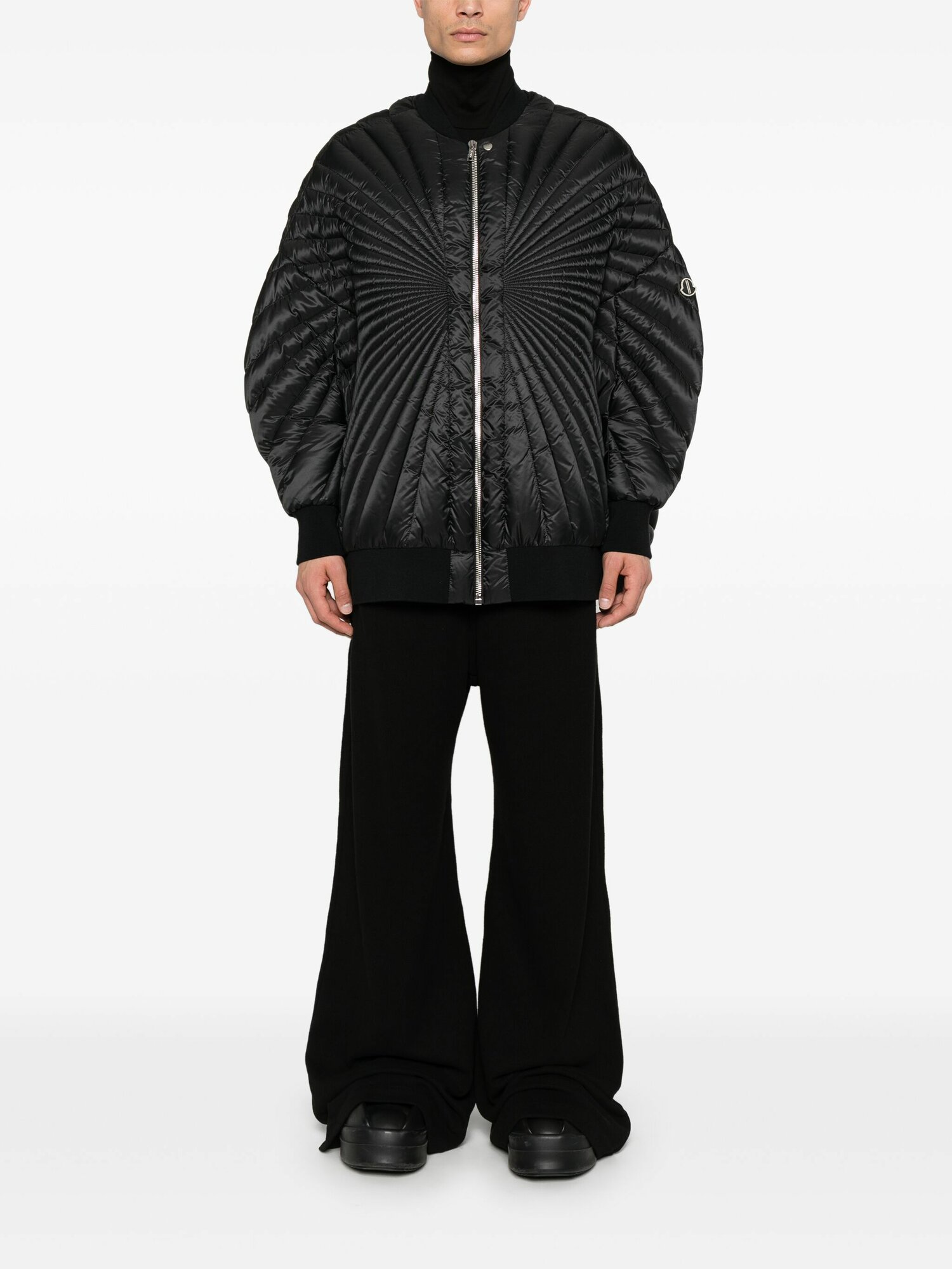 Куртка Moncler x Rick Owens Radiance Peter, размер 48, black/black — фото 1