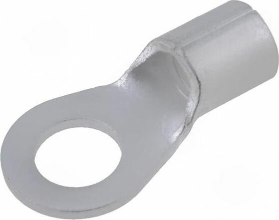 Наконечник TE Connectivity 33461 кольцевой, M6, 8мм2, обжим, на провод, неизолированный, луженые, 1 шт