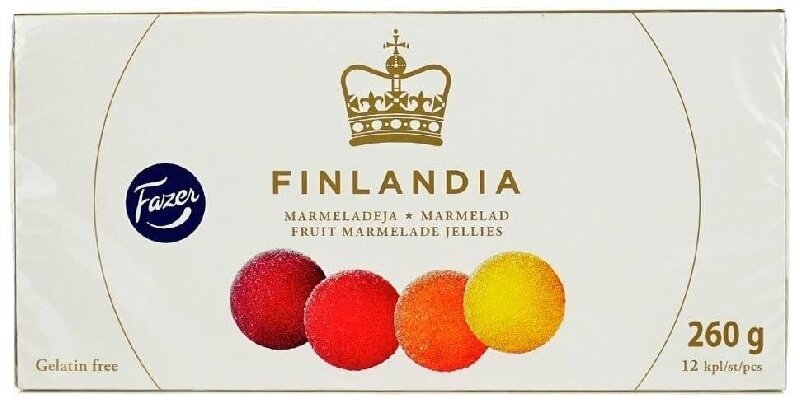 Мармелад FAZER Finlandia /картон/ 260г