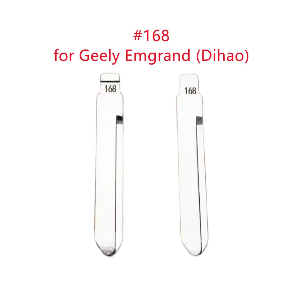 10 шт./лот Заготовка ключа для Geely Emgrand (Dihao) EC7 GX7 EC715-RV SC7 KD/VVID, модифицированная выкидная заготовка ключа # 168 # 169