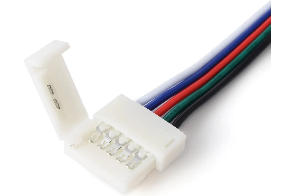 Apeyron Комплект коннекторов для RGBW светодиодной ленты 12, c AWG22+GRBW кабелем 09-74