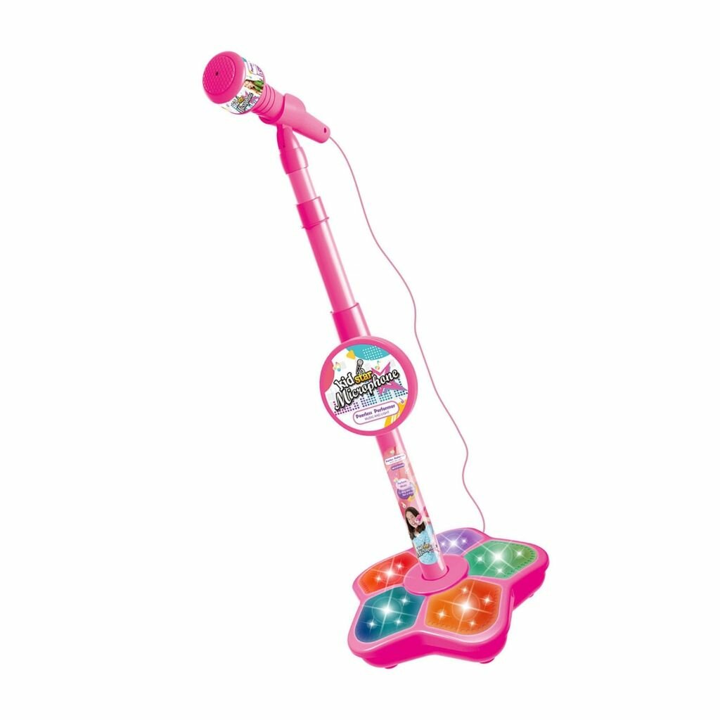 (1 Набор) Караоке Детские Поющие Игрушки-5352A Розовый Принцесса Микрофон